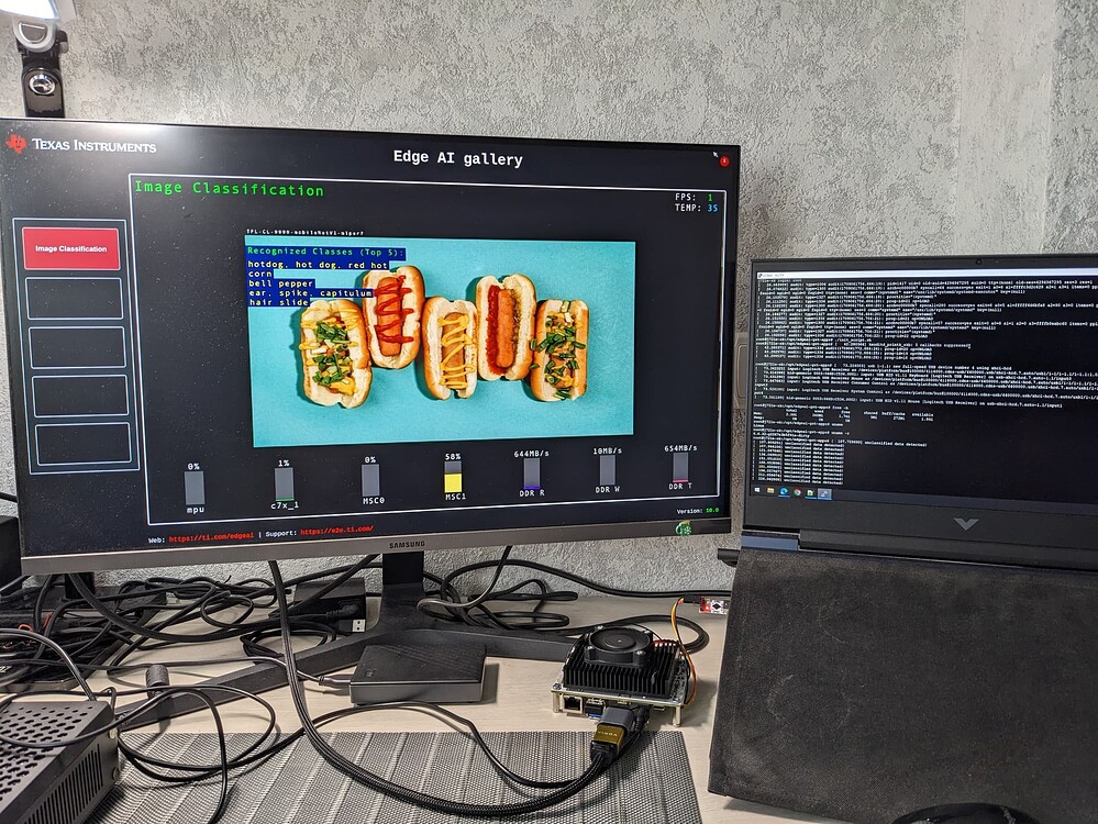 TI Edge AI v10_00_00_08 sdk on BBAI64 - General Discussion - BeagleBoard