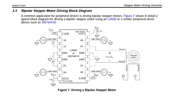 Driving Bipolar Stepper Motors and Trying to Move the Motor a Bit ...